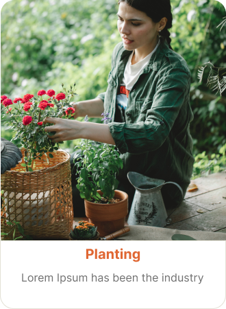 We grow plants and give you oxygen